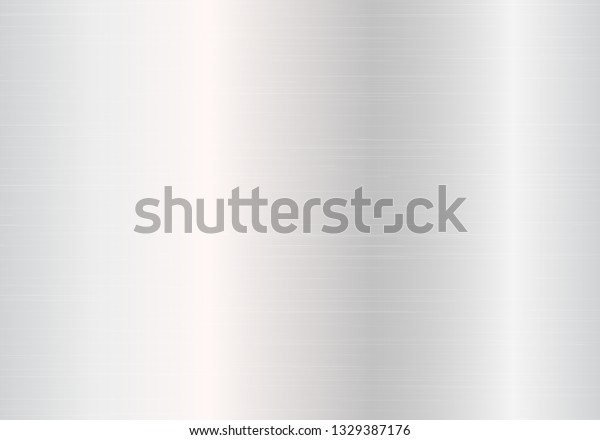 Polished Silver Plate Metal Texture Vector 스톡 벡터(로열티 프리) 1329387176