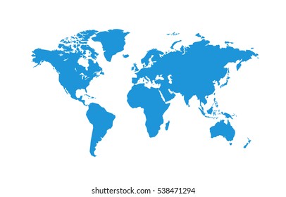Political World Map Vector Illustration: vector de stock (libre de ...