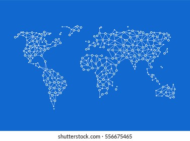 Political World Map Vector Illustration Stock Vector (Royalty Free ...