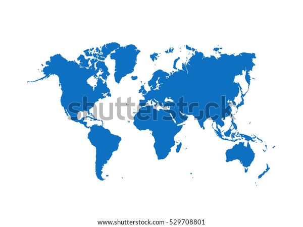 Political World Map Vector Illustration Stock Vector (Royalty Free ...