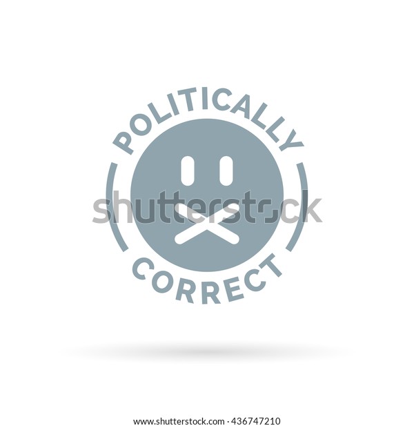 Politically Correct Icon Political Correctness Symbol Stock Vector ...