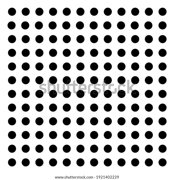 Polka Dots Motif Pattern Circle Ornamental Stock Vector (Royalty Free ...