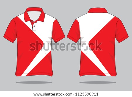 Red Polo Shirt Layout