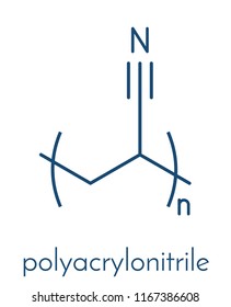 Polyacrylonitrile Pan Polymer Chemical Structure Used: ภาพประกอบสต็อก ...