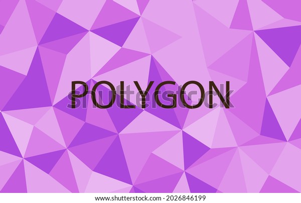 Polygon Backgrounds Used Various Text Elements Stock Vector (Royalty ...