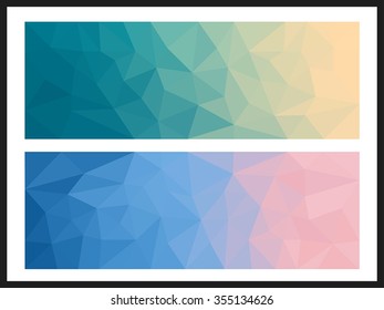 Polygon Color Fade Background Polygon Vector Stock Vector (Royalty Free ...