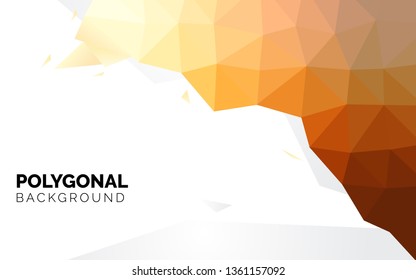 Polygonal Background Cover Polygon Banner Design Stock Vector (Royalty ...