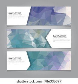 Polygonal Geometric Banners Stock Vector (Royalty Free) 786336388 ...