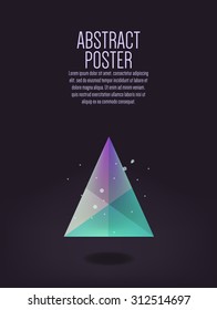 Polygonal Poster Stock Vector (Royalty Free) 312514697 | Shutterstock