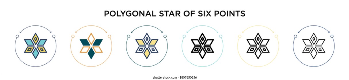 1,752 Polygonal star six points Images, Stock Photos & Vectors ...