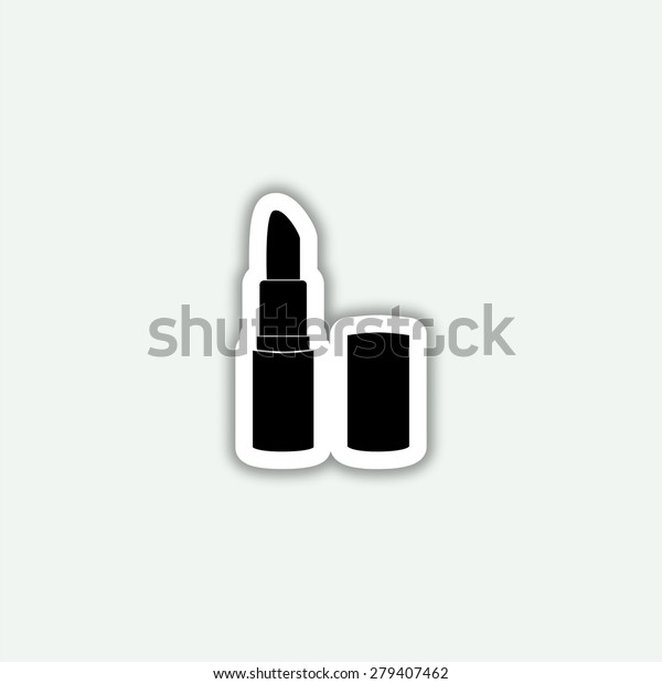 Pomade Lipstick Icon Vector Sticker Stock Vector (Royalty Free ...
