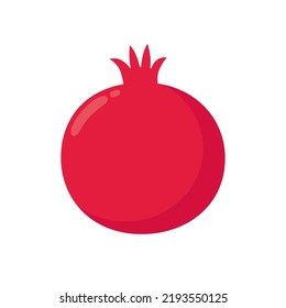 Pomegranate Cartoon Illustration Pomegranate Vector Stock Vector ...