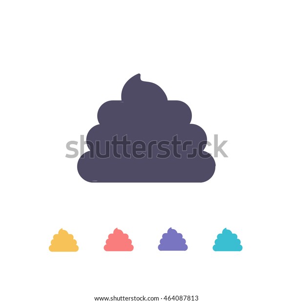 Poo Icon Vector Illustration Stock Vector (Royalty Free) 464087813 ...