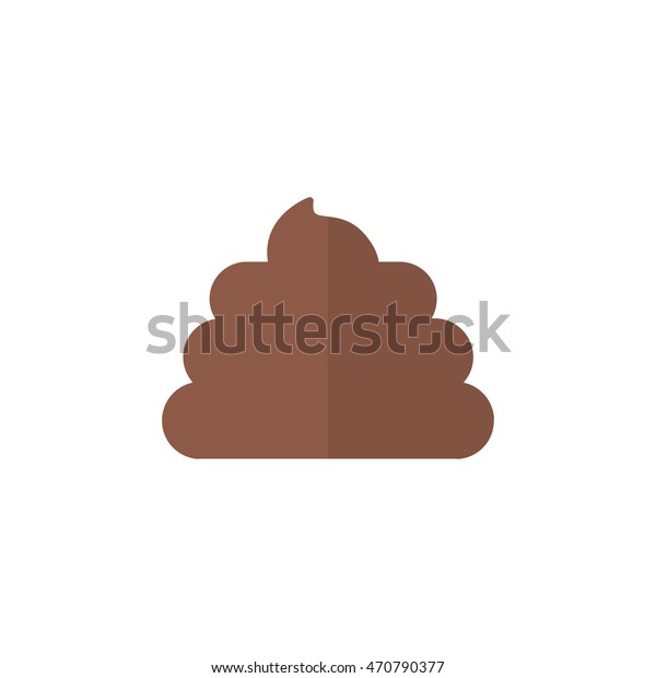 Poo Icon Vector Illustration Stock Vector (Royalty Free) 470790377 ...