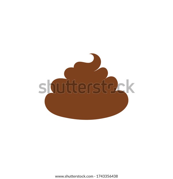 Poo Vector Icon Illustration Design Template Stock Vector (Royalty Free ...