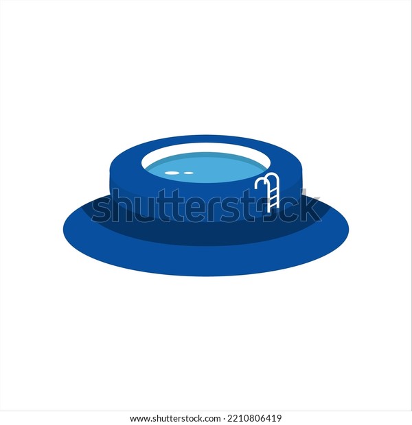 Pool Hat Logo Design Inspiration Stock Vector (Royalty Free) 2210806419 ...