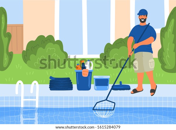 4,804 Pool Cleaning Stock Vectors, Images & Vector Art | Shutterstock