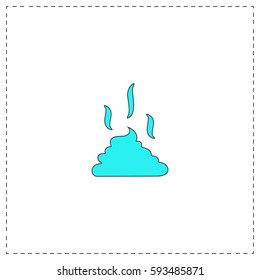 Poop Outline Vector Icon Black Editable Stock Vector (Royalty Free ...