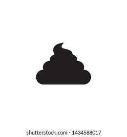 Poop Vector Icon Isolated On White Stock Vector (Royalty Free) 1434588011