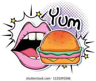 203 Pop art yum Images, Stock Photos & Vectors | Shutterstock