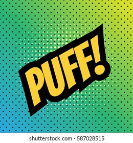 Pop Art Comics Puff Speech Bubble Stock Vector (Royalty Free) 587028515 ...