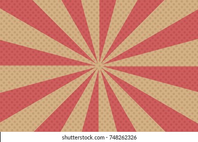 Pop Art Rays Background Retro Vector Stock Vector (Royalty Free ...