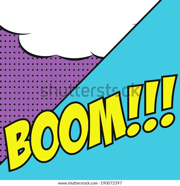 Pop Art Text Bubble Illustration Vector Stock Vector (Royalty Free ...