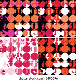 Pop Art Typo Background: vector de stock (libre de regalías) 3493696 ...