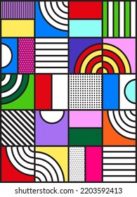 Pop Art Vector Image Popart Geometric Stock Vector (Royalty Free ...