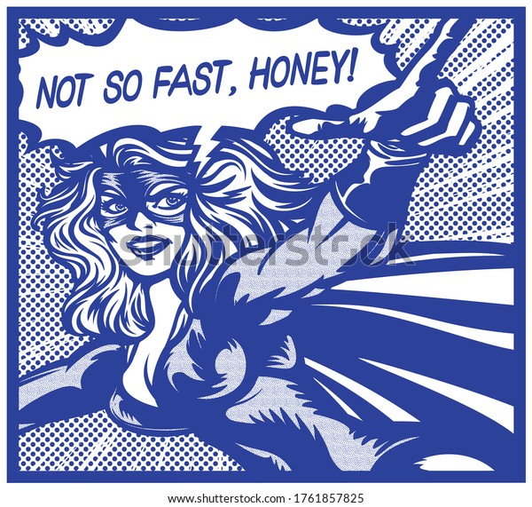 Pop Art Vintage Comic Book Style Stock Vector (Royalty Free) 1761857825 ...
