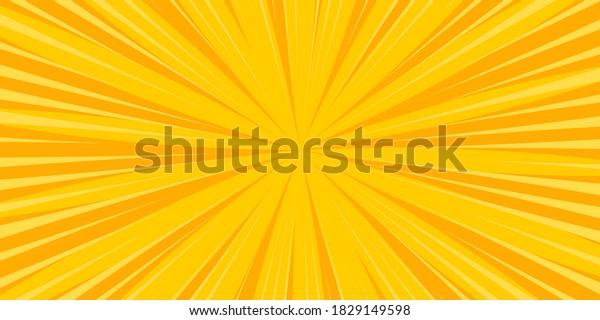 Pop Art Yellow Comics Book Cartoon Stock Vector (Royalty Free ...