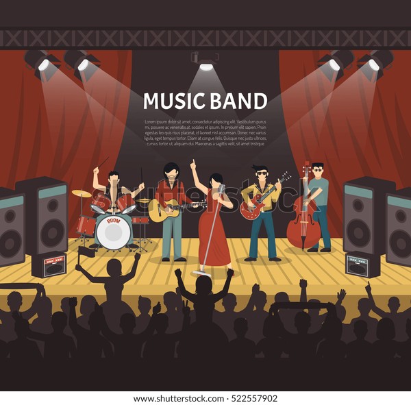 71,333 Music Concert Flat Design Images, Stock Photos & Vectors ...
