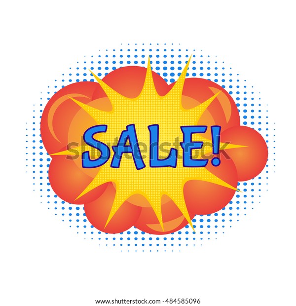 Pop Sale Banner Stock Vector (Royalty Free) 484585096 | Shutterstock