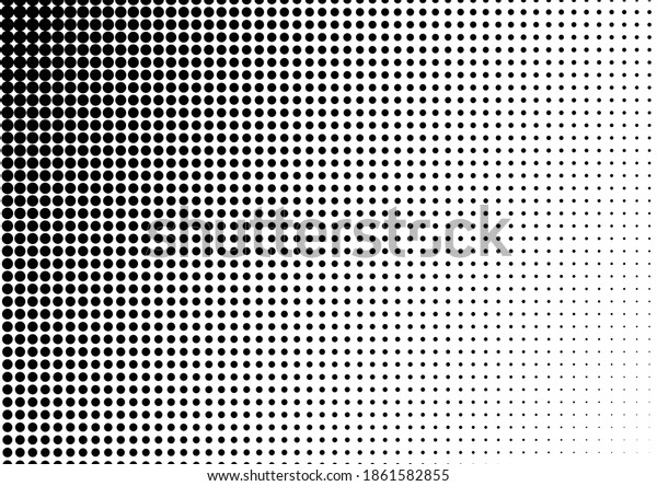 Popart Dots Background Fade Backdrop Black Stock Vector (Royalty Free ...