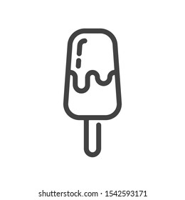 Popsicle Outline Icon Vector Illustration Stock Vector (Royalty Free ...