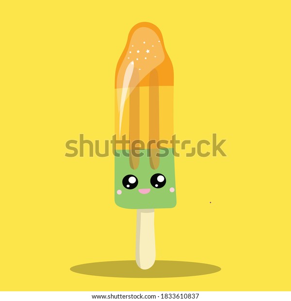 Popsicle Stick Design Vector Illustration Stock Vector (Royalty Free ...