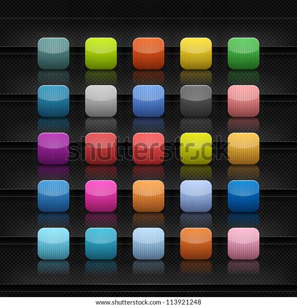 Popular Color Empty Icon Web Application Stock Vector (Royalty Free ...