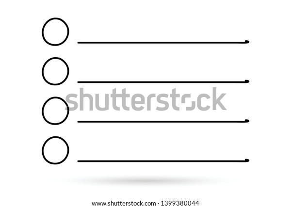 Popular Drawing Check List Choice Symbol Stock Vector (Royalty Free ...