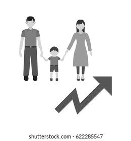 Population Growth Stock Vector (Royalty Free) 622285547