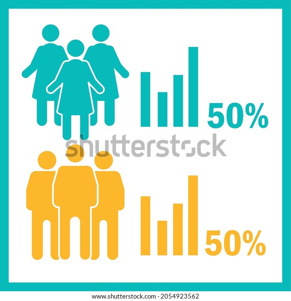 Population Static Data Pictogram Style Stock Vector (Royalty Free ...