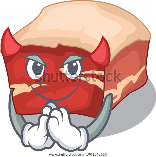 Pork Belly Clothed Devil Cartoon Character Stock Vector (Royalty Free ...