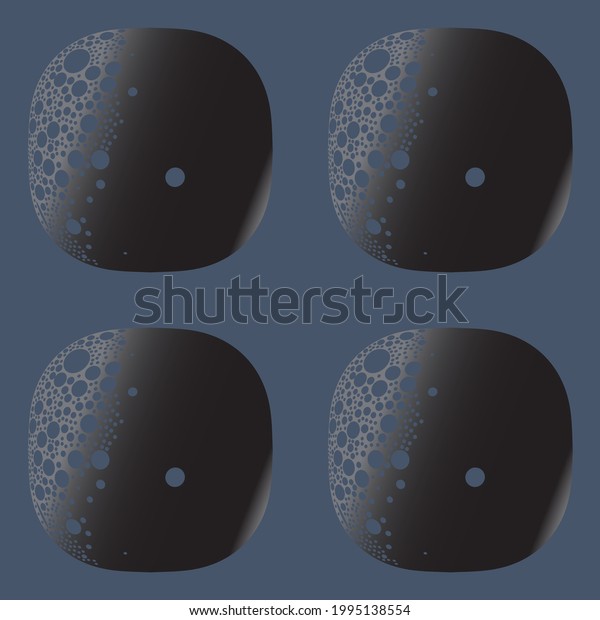 Porous Stones Seamless Pattern Abstraction Vector Stock Vector (Royalty ...