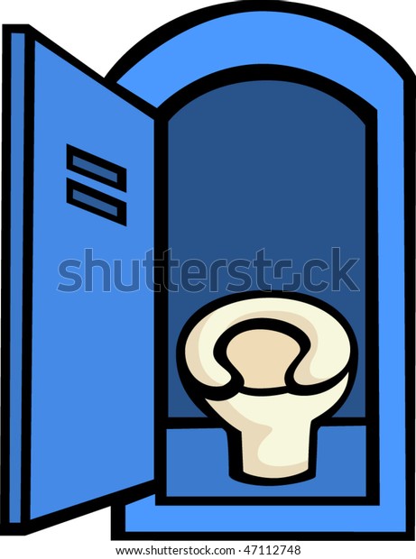 Portable Toilet Stock Vector (Royalty Free) 47112748 | Shutterstock