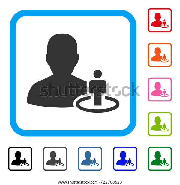 Portal Moderator Icon Flat Iconic Symbol: vector de stock (libre de ...