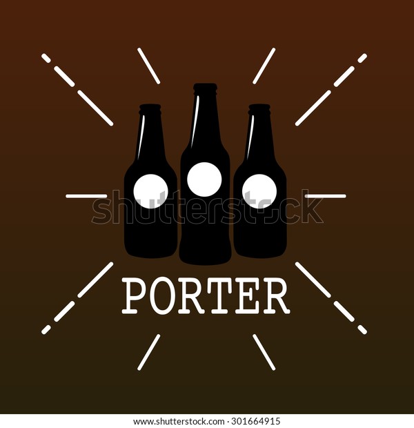 Porter Craft Beer Stock Vector (Royalty Free) 301664915 | Shutterstock