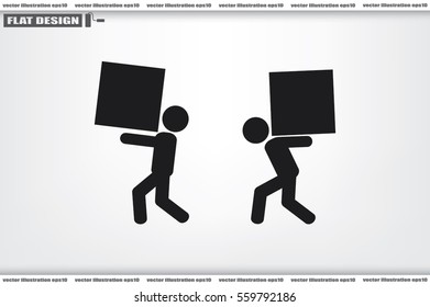 285 Loader porter symbol 이미지, 스톡 사진 및 벡터 | Shutterstock