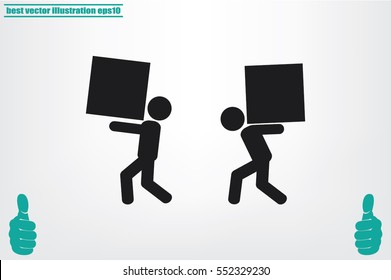 21,353 Heavy box icon Images, Stock Photos & Vectors | Shutterstock
