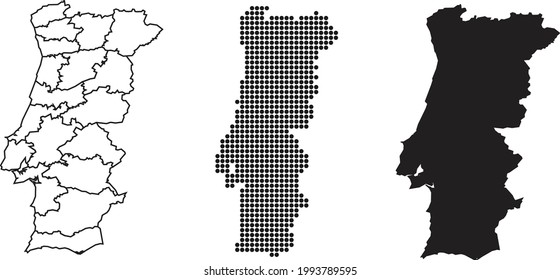 317 Portugal square map Stock Vectors, Images & Vector Art | Shutterstock