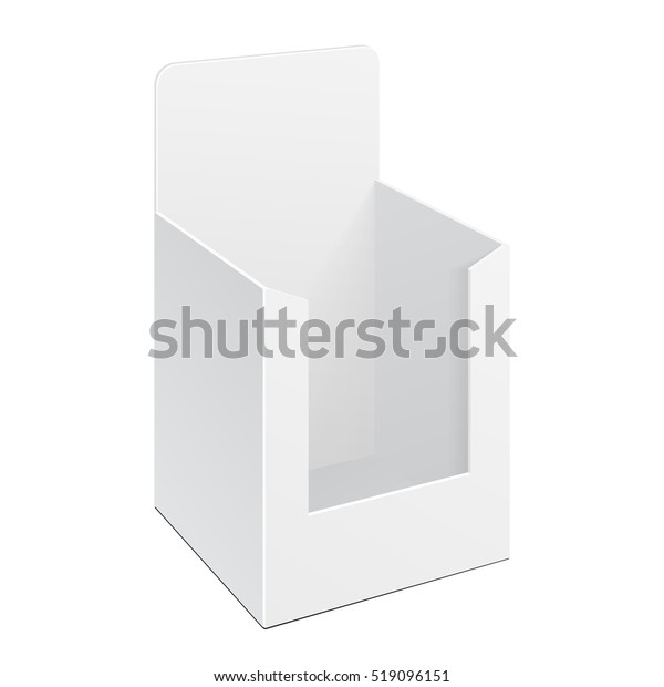 POS POI Cardboard Blank Empty Display Show Box Holder For Advertising ...