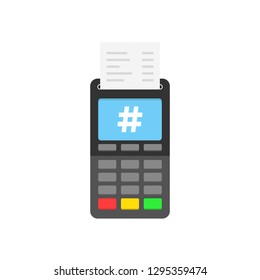 Pos Terminal Tag Icon Stock Vector (Royalty Free) 1295359474 | Shutterstock